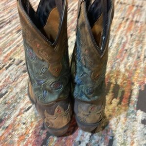 Dan Post | Shoes | Dan Post Blue Bird Floral Cowgirl Boots | Poshmark